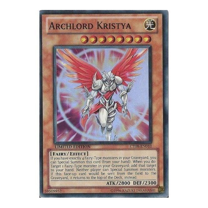 Yu-Gi-Oh! Promo Card CT08-EN010 Archlord Kristya (Super Rare) | Chaos Cards