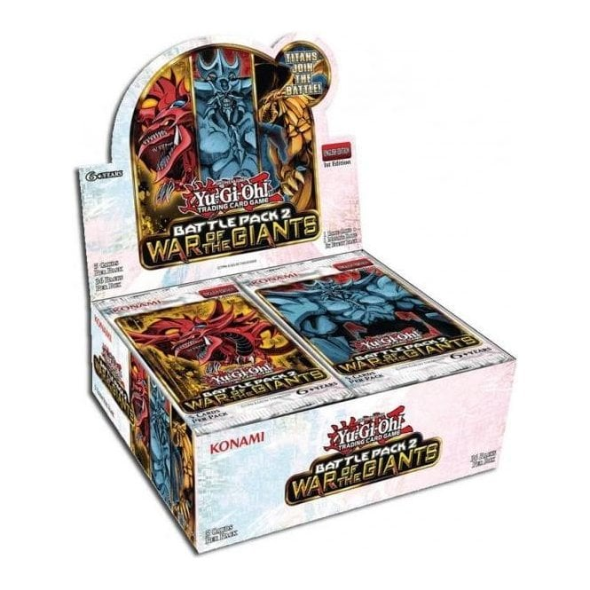 Yu-Gi-Oh! Sealed Booster BOX (36 packs) - Battle Pack 2 - War of the Giants (1st Edition ...
