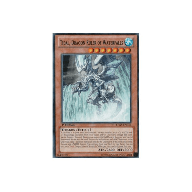 Yu-Gi-Oh! Card LTGY-EN039 Tidal, Dragon Ruler of Waterfalls (Rare ...