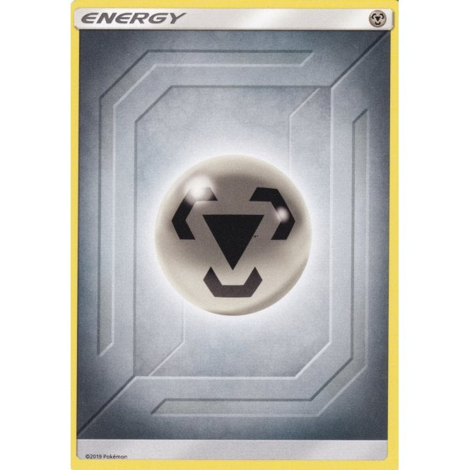 Pokemon Sun & Moon : 10 Basic Metal Energy (Version 2)