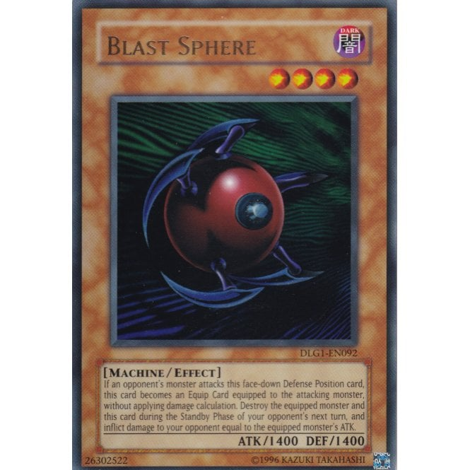 Blast Sphere (Ultra Rare) : DLG1-EN092 - Yu-Gi-Oh! Single Card