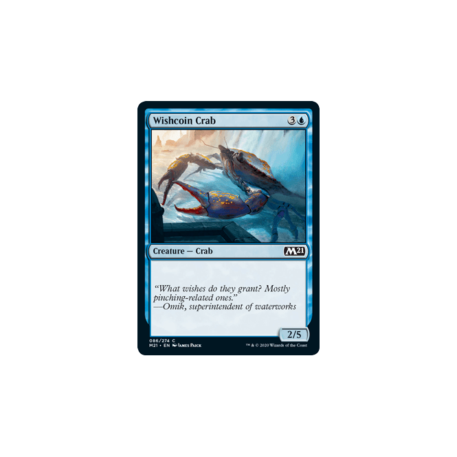 Wishcoin Crab : MAGIC 2021 086/274 - Magic the Gathering Single Card