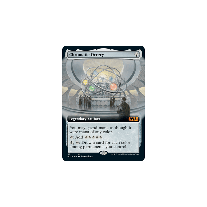 Chromatic Orrery (BORDERLESS) : MAGIC 2021 382 - Magic the Gathering ...