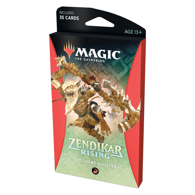 Magic the Gathering : Zendikar Rising - THEME Booster Pack Red (35 cards)