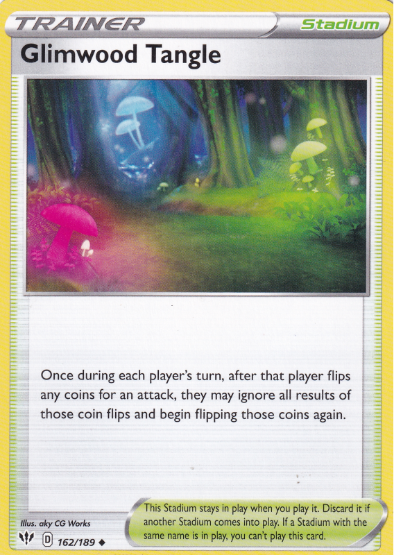 Glimwood Tangle : SWORD AND SHIELD - DARKNESS ABLAZE 162/189 - Pokemon ...