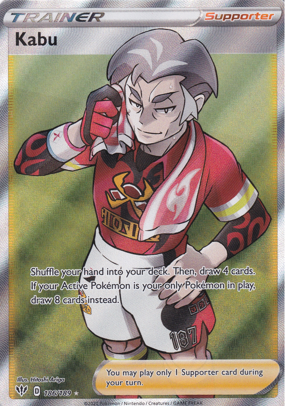 Kabu : SWORD AND SHIELD - DARKNESS ABLAZE 186/189 - Pokemon Single Card