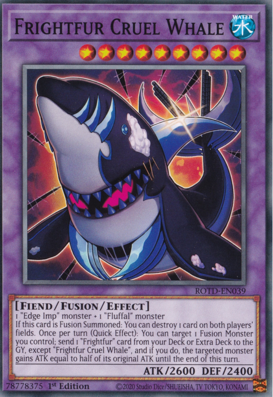 Yu Gi Oh Single Card Rotd En039 Frightfur Cruel Whale Common