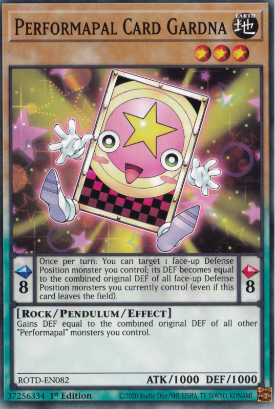 Performapal Card Gardna (Common) : ROTD-EN082 - Yu-Gi-Oh! Single Card