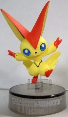 Black & White : Victini Collectible Figure (Translucent Black Base ...
