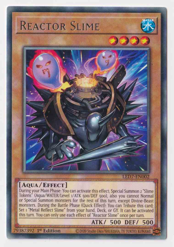 Yu-Gi-Oh! Single Card LED7-EN002 Reactor Slime (Rare)