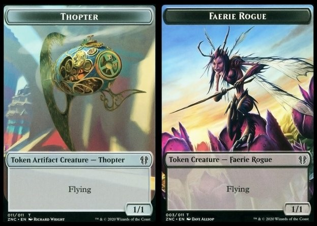 Thopter / Faerie Rogue (TOKEN) : ZENDIKAR RISING - COMMANDER Commander ...