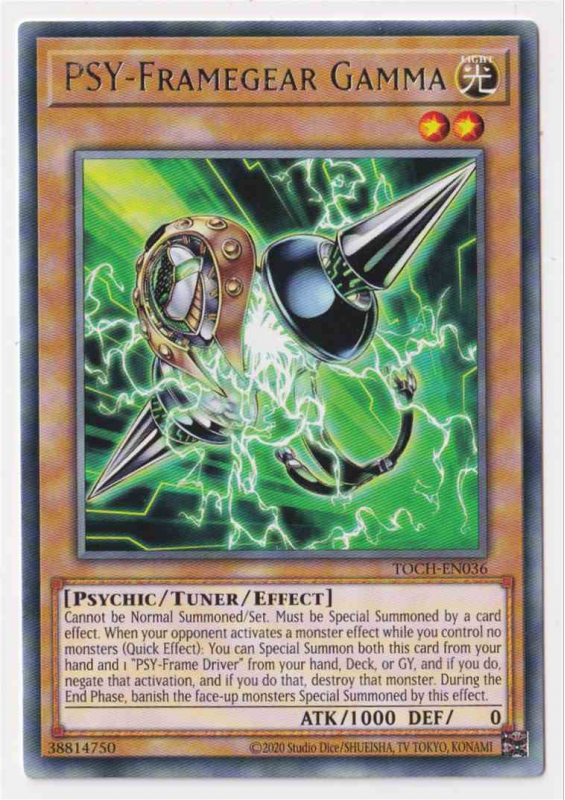 PSY-Framegear Gamma (Collector's Rare) : TOCH-EN036 - Yu-Gi-Oh! Single Card