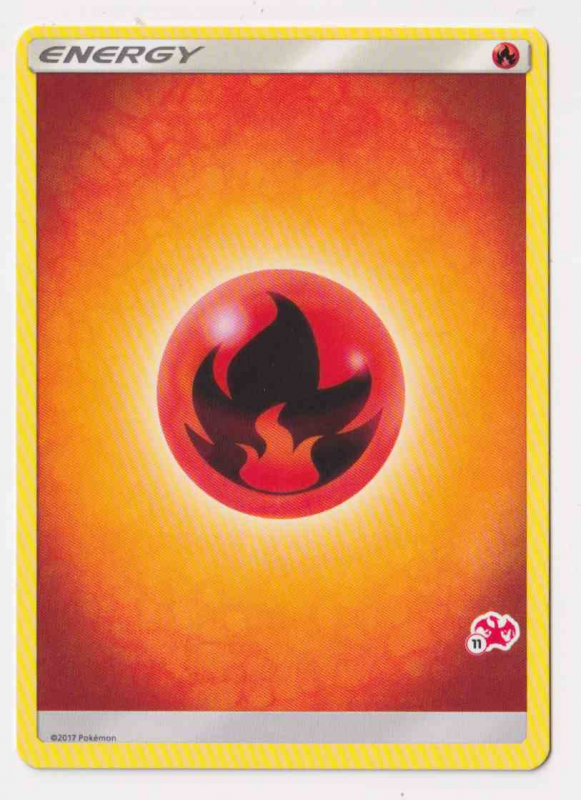Fire Energy : BATTLE ACADEMY CHARIZARD DECK 11/60 - Pokemon Single Card