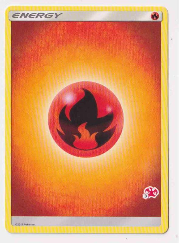 Fire Energy : BATTLE ACADEMY CHARIZARD DECK 03/60 - Pokemon Single Card