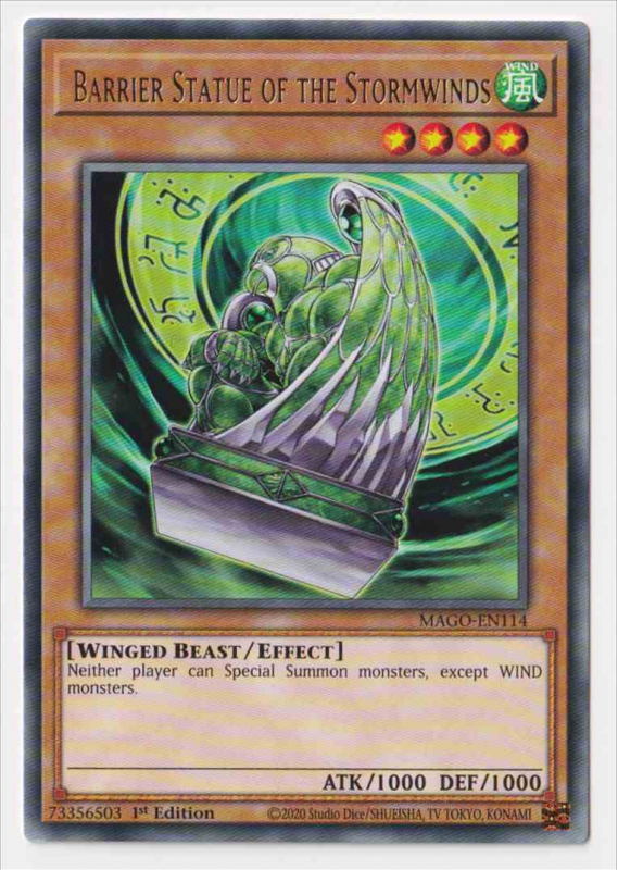 Barrier Statue of the Stormwinds : MAGO-EN114 - Yu-Gi-Oh! Single Card