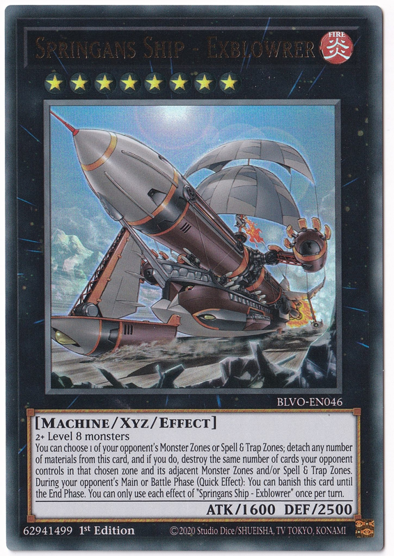 Springans Ship - Exblowrer (Ultra Rare) - BLVO-EN046 - Yu-Gi-Oh! Single ...