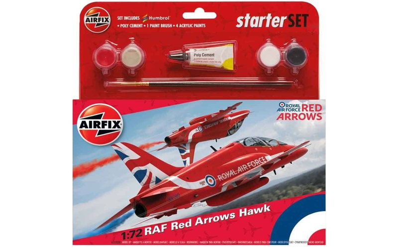 Airfix RAF Red Arrows Hawk Model Kit | Chaos Cards