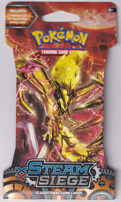 Pokemon XY Steam Siege BLISTER Booster Pack Yveltal