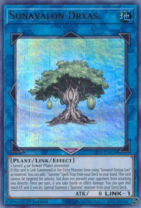 Sunavalon Dryas (Ultra Rare) - GFTP-EN018 - Yu-Gi-Oh! Single Card