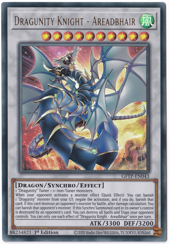 Dragunity Knight - Areadbhair (Ultra Rare) - GFTP-EN043 - Yu-Gi-Oh! Single Card
