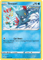 Sneasel : SWORD AND SHIELD - CHILLING REIGN - 30/198 - Pokemon Single Card