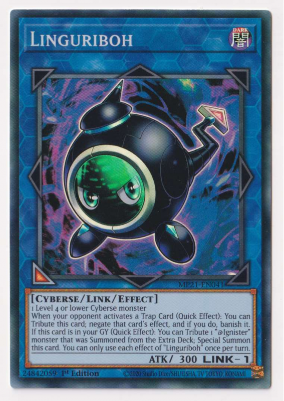 Linguriboh (Super Rare) : MP21-EN041 - Yu-Gi-Oh! Single Card