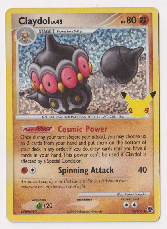 Claydol : CELEBRATIONS - CLASSIC COLLECTION (GREAT WNCOUNTERS) 015/106 ...