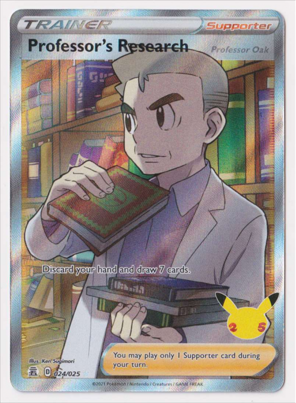 Professor's Research : CELEBRATIONS 24/25 - Pokemon Single Card