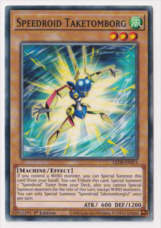 Speedroid Taketomborg (Common) : LED8-EN011 - Yu-Gi-Oh! Single Card