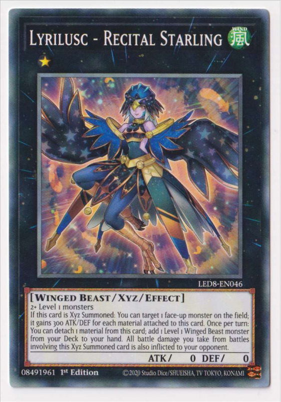 Lyrilusc - Recital Starling (Common) : LED8-EN046 - Yu-Gi-Oh! Single Card