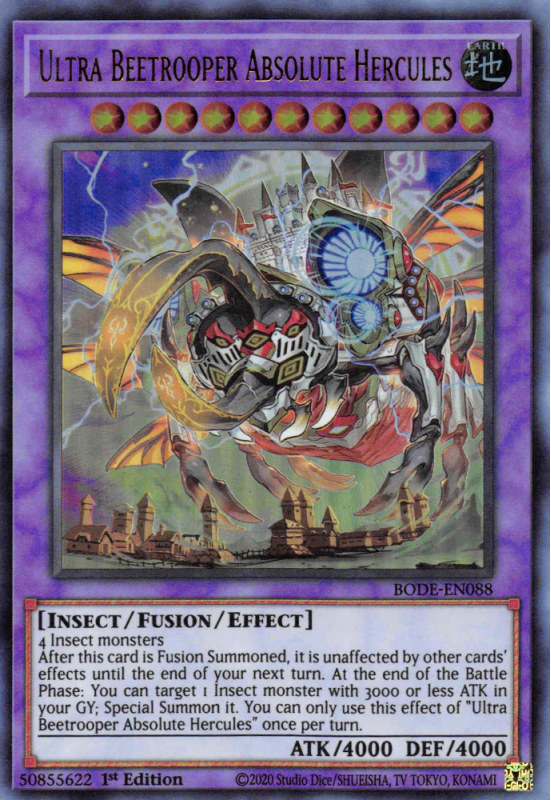 Ultra Beetrooper Absolute Hercules (Ultra Rare) : BODE-EN088 - Yu-Gi-Oh ...