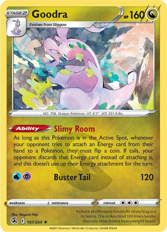 Goodra : SWORD AND SHIELD - FUSION STRIKE 197/264 - Pokemon Single Card