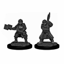 Critical Role Unpainted Miniatures: Dwarf Dwendalian Empire Fighter Female