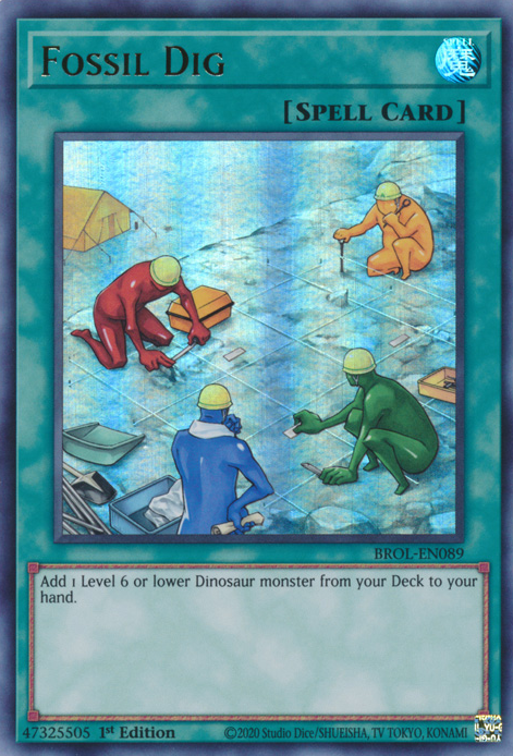 Fossil Dig Ultra Rare Brol En089 Yu Gi Oh Single Card