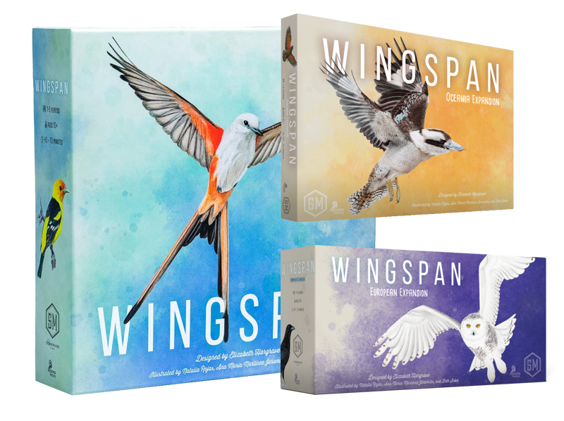 Wingspan + European + Oceania Expansions | Chaos Cards