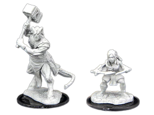 Critical Role Unpainted Miniatures: Clasp Cutthroat & Enforcer