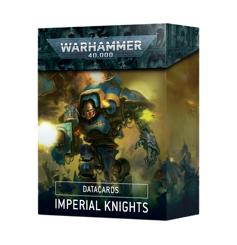 Warhammer 40K : Datacards Imperial Knights | Chaos Cards