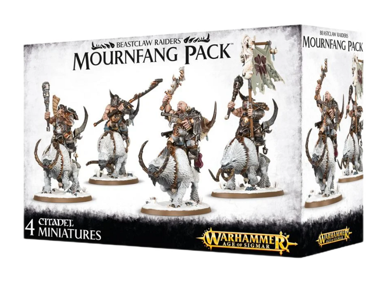 Warhammer Age of Sigmar : Beastclaw Raiders Mournfang Pack