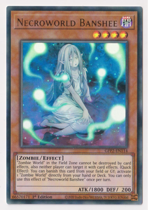 Necroworld Banshee (Ultra Rare) : GFP2-EN114 - Yu-Gi-Oh! Single Card