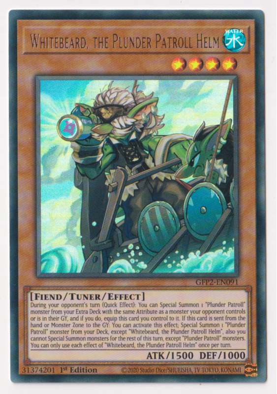 Whitebeard, the Plunder Patroll Helm (Ultra Rare) : GFP2-EN091 - Yu-Gi ...