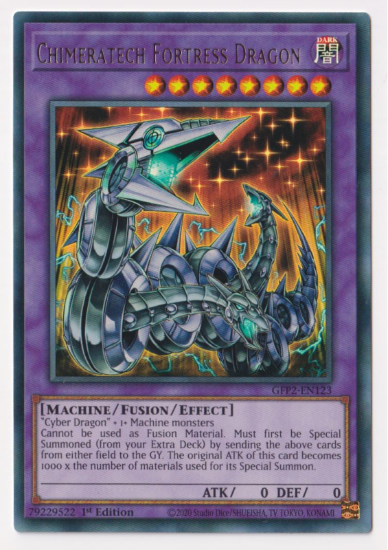 Chimeratech Fortress Dragon (Ultra Rare) : GFP2-EN123 - Yu-Gi-Oh! Single Card