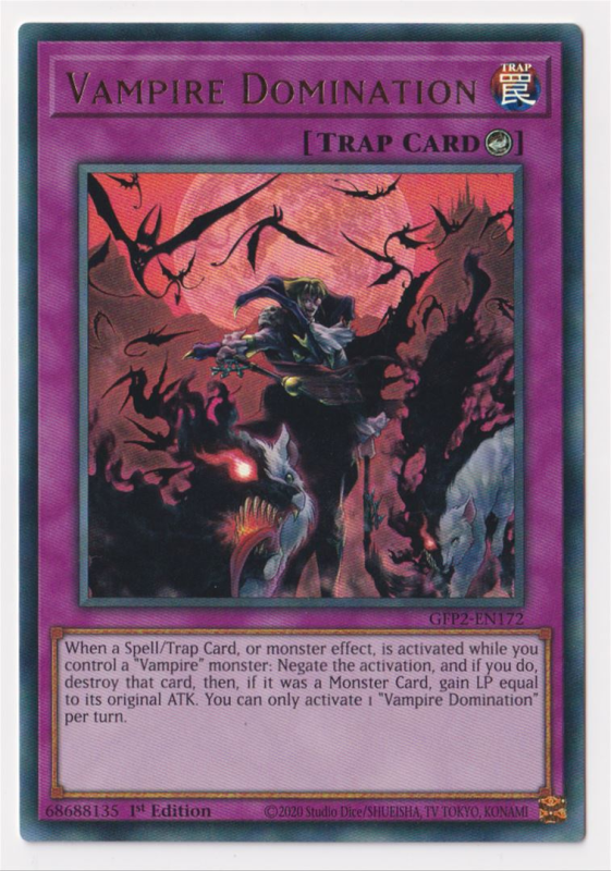 Vampire Domination (Ultra Rare) : GFP2-EN172 - Yu-Gi-Oh! Single Card