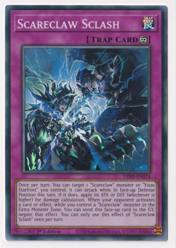 Scareclaw Sclash (Super Rare) : DIFO-EN074 - Yu-Gi-Oh! Single Card