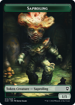 Saproling Token : 014/020 COMMANDER LEGENDS: BATTLE FOR BALDUR'S GATE ...