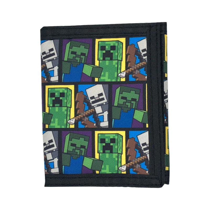 Minecraft Character Kids Trifold Wallet | Chaos Cards
