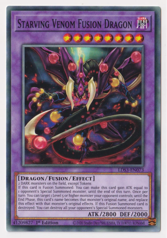 Starving Venom Fusion Dragon (Common) : LDS3-EN073 - Yu-Gi-Oh! Single Card