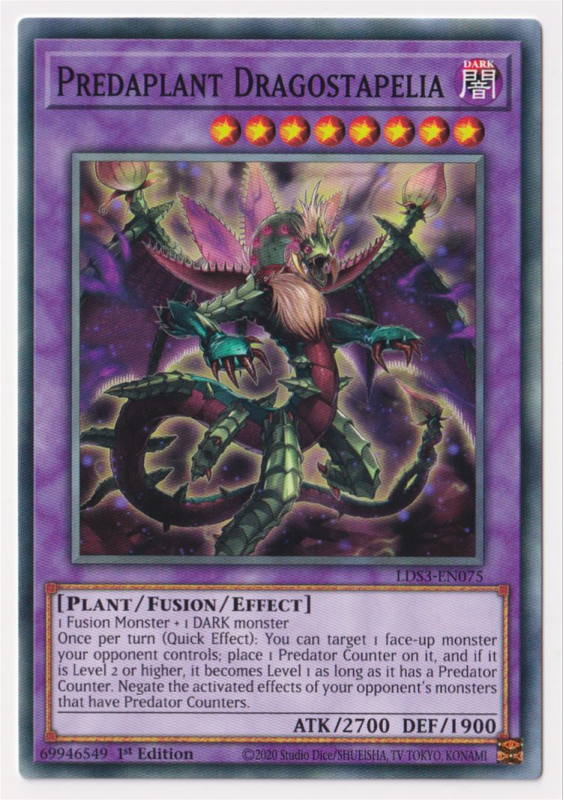 Predaplant Dragostapelia (Common) : LDS3-EN075 - Yu-Gi-Oh! Single Card