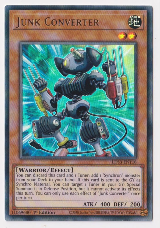 Junk Converter (Ultra Rare) : LDS3-EN118 - Yu-Gi-Oh! Single Card
