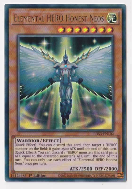 Elemental HERO Honest Neos (Ultra Rare) : LDS3-EN102 - Yu-Gi-Oh! Single ...