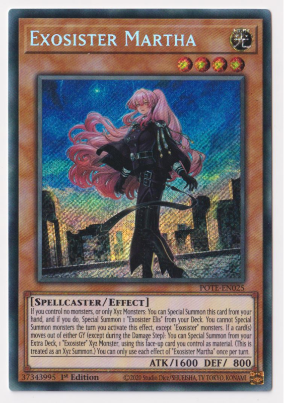 Exosister Martha (Secret Rare) : POTE-EN025 - Yu-Gi-Oh! Single Card